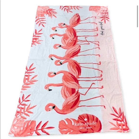 kate spade | Bath | Kate Spade Flamingo Oversized Beach Towel | Poshmark